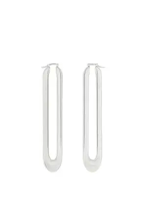 COURREGES Oval Hoop Earrings