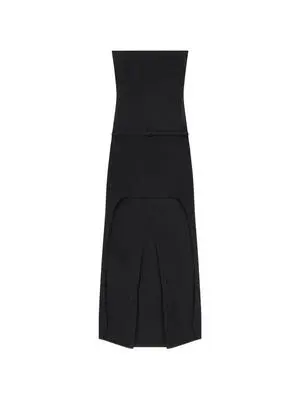 COURREGES Bandeau-neck Asymmetric Dress