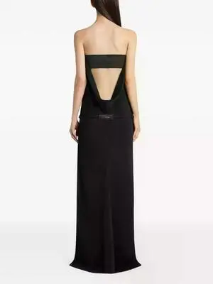 COURREGES Bandeau-neck Asymmetric Dress