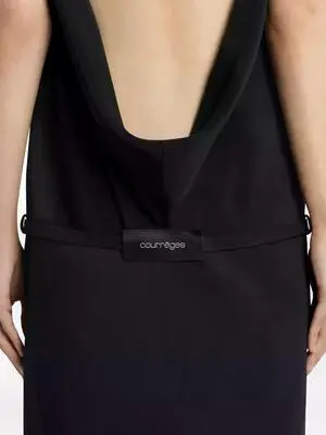 COURREGES Bandeau-neck Asymmetric Dress