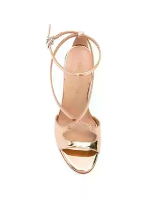 SERGIO LEVANTESI Criss-cross Strap Sandals