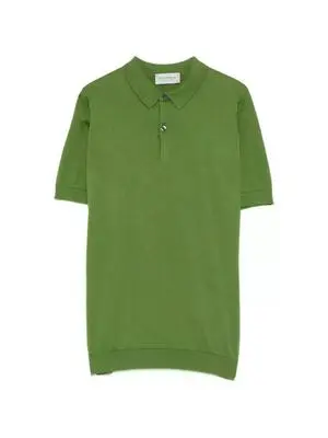 John Smedley Button Polo Shirt