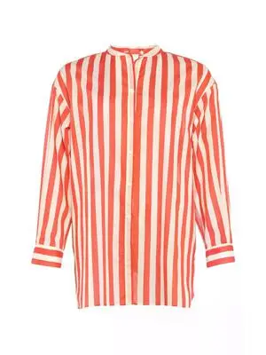 ERES Striped Cotton Shirt - Red