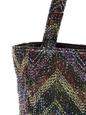 Missoni Mini Caperdoni Sequin Chevron Tote