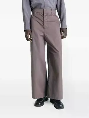 LEMAIRE Wide-leg Trousers - Brown