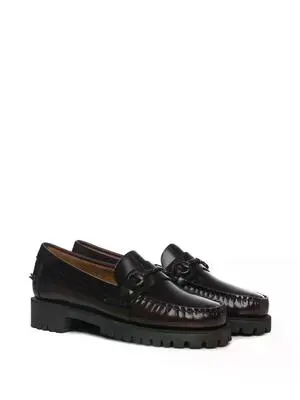 SEBAGO Ring Detail Loafers - Brown
