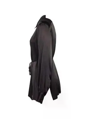 SEMICOUTURE Button-up Tie-belt Shirt