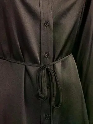 SEMICOUTURE Button-up Tie-belt Shirt