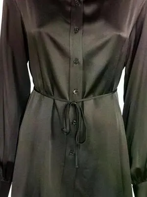 SEMICOUTURE Button-up Tie-belt Shirt