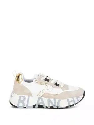 VOILE BLANCHE Platform Printed Sneakers - White