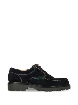 Paul Smith Contrast-stitch Boat Shoes - Blue
