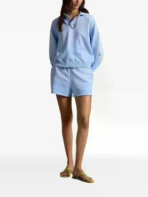 Polo Ralph Lauren Embroidered Drawstring Shorts - Blue