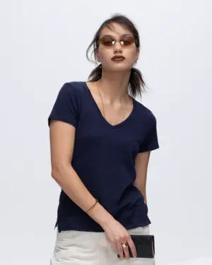 Atm Anthony Thomas Melillo V Neck T-shirts For Women