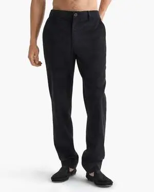 ATM Anthony Thomas Melillo Corduroy Straight Leg Pant - Black