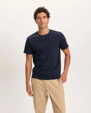 ATM Anthony Thomas Melillo Classic Jersey Crew Neck T-shirt Cotton - Midnight