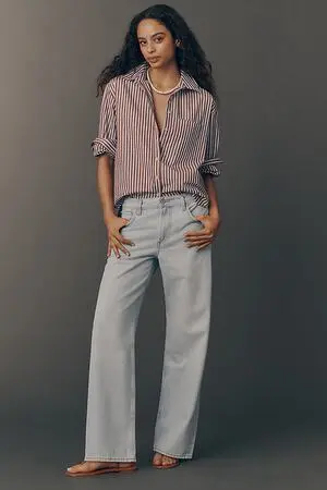 Citizens Of Humanity Citizens Of Humanity Lindz Low-Rise Relaxed Wide-Leg Jeans Lighthouse