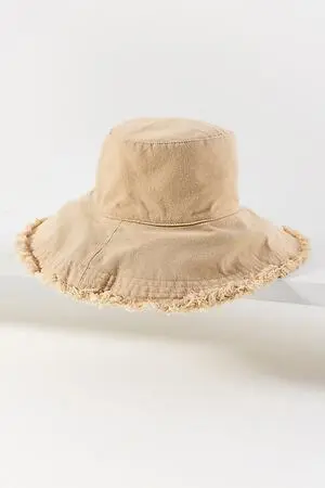 Anthropologie By Anthropologie Frayed Sun Hat Sand