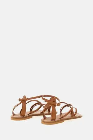 K.JACQUES Epicure Flat Sandals - Brown