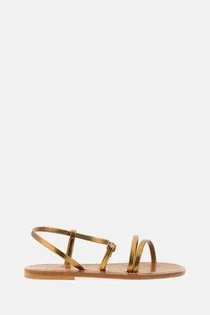 K.JACQUES Erka Leather Sandals - Oro