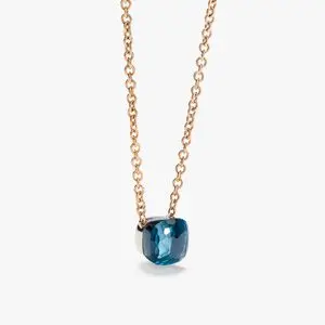 Pomellato Nudo Petit Necklace With London Topaz - Blue