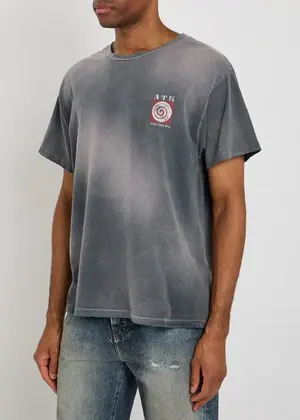 GALLERY DEPT. 40 Year Faded Cotton T-shirt - Black