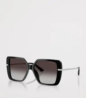 JIMMY CHOO Square Sunglasses - Black