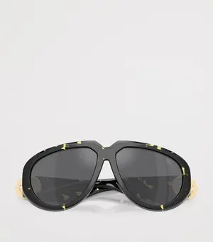 Burberry Pilot Sunglasses - Brown