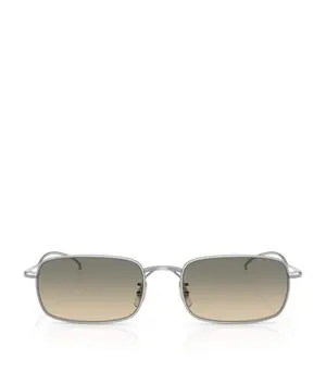 Oliver Spencer Titanium Tk-14 Sunglasses - Silver