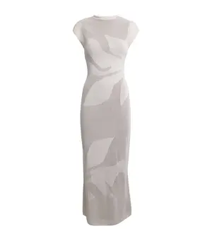 SIR. Knitted Solange Maxi Dress - Ivory