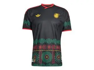 Adidas Jamaica 2026 Bob Marley Away Authentic Jersey - Black