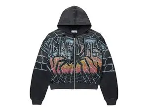VALE FOREVER Widow Big Zip Up Hoodie