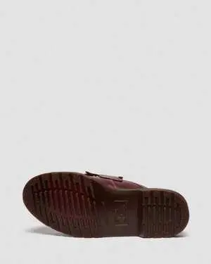 Dr. Martens Adrian Leather Mules - Red