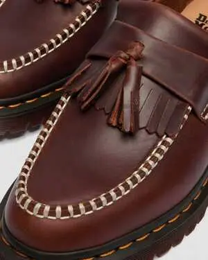 Dr. Martens Adrian Orleans Leather Tassel Loafers - Brown