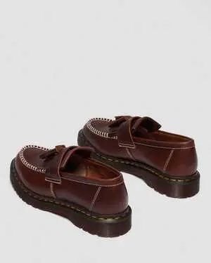 Dr. Martens Adrian Orleans Leather Tassel Loafers - Brown