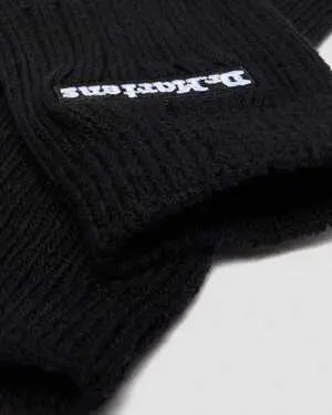 Dr. Martens Short Athletic Logo Organic Cotton Blend Socks - Black
