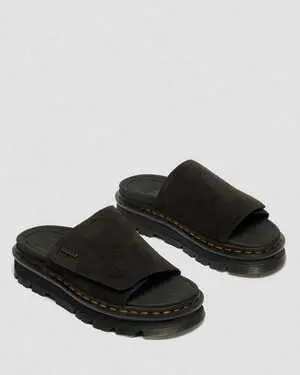 Dr. Martens Zebzag Suede Platform Slides