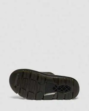 Dr. Martens Zebzag Suede Platform Slides
