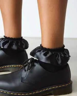 Dr. Martens Frill Organic Cotton Blend Socks - Black