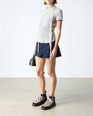 Dr. Martens Clarissa Quad Strappy Sandals - Cream