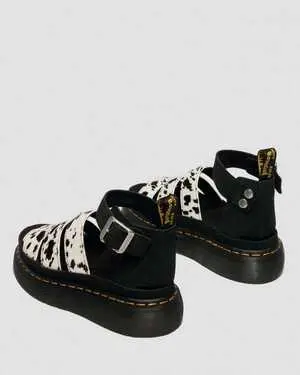Dr. Martens Clarissa Quad Strappy Sandals - Cream