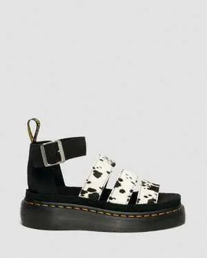 Dr. Martens Clarissa Quad Strappy Sandals - Cream