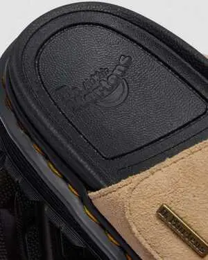 Dr. Martens Zebzag Suede Platform Slides