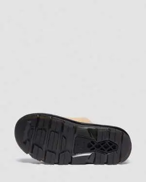Dr. Martens Zebzag Suede Platform Slides