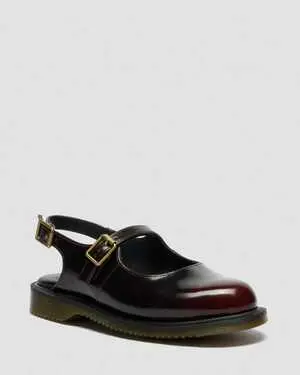 Dr. Martens Madaline Slingback Mary Jane Shoes - Red