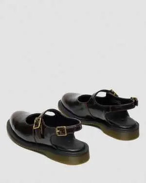 Dr. Martens Madaline Slingback Mary Jane Shoes - Red