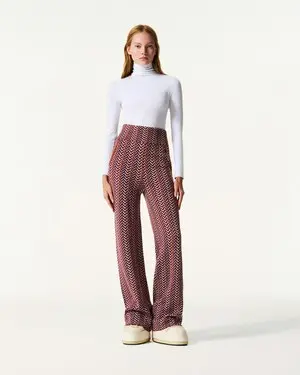 Perfect Moment Chalet Knit Pant - Wine