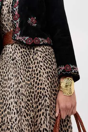 Rixo Oliwia Roselle Embellishment Top
