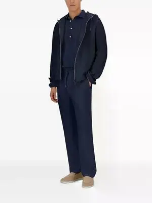 Herno Drawstring Straight-leg Trousers