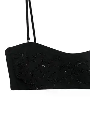 MARYAN MEHLHORN Embellished Bikini Top