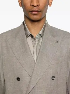 Tagliatore Double-breasted Blazer - Grey